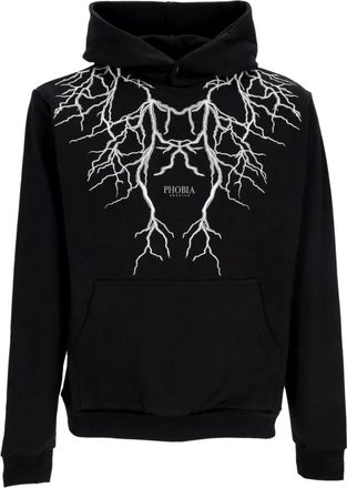 Phobia Archive Homme, Sweatshirts et sweats &agrave; capuche, Noir, Taille: XL Lightning Sweat &agrave; capuche