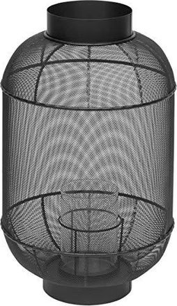 Broste Copenhagen Broste Copenhagen Bull Laterne, Metall, Schwarz, 50x31cm