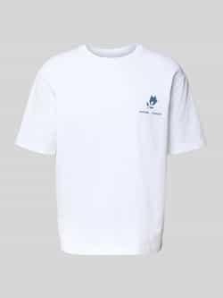 Sams&oslash;e & Sams&oslash;e T-Shirt mit Label-Print Modell COHEN