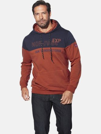 Jan Vanderstorm Kapuzensweatshirt JERRES mit Kapuze & K&auml;ngurutasche