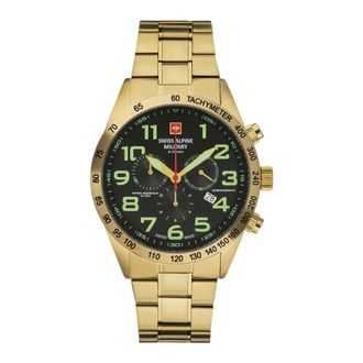 Swiss Alpine Military 7047.9114 Chronograph - - Accessories - Herren - Gelb - ONE SIZE