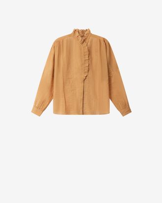 Isabel Marant Top Leota - Femme - Caramel - Taille34 - Marant &Eacute;toile