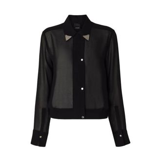Pinko Pinko, Femme, Blouses et Chemises, Noir, Taille: 40 FR Chemises