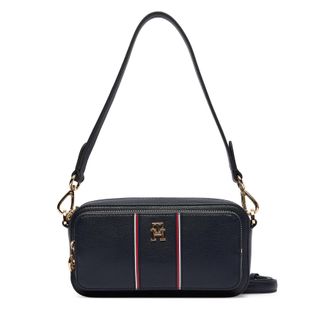 Tommy Hilfiger Handtasche Tommy Hilfiger Th Daily Camera Bag Corp AW0AW18640 Dunkelblau