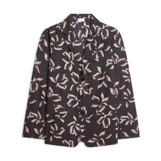 Dries Van Noten Zederbraune Jacke mit Kn&ouml;pfen - - Jackets - Herren - Lila - L