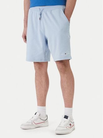Tommy Hilfiger Sportshorts Logo MW0MW43068 Himmelblau Regular Fit