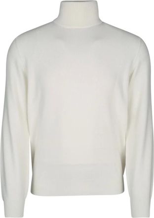 Brunello Cucinelli Homme, Pulls, Beige, Taille: XL Pull col roul&eacute; en cachemire de luxe