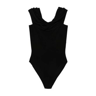 Norma Kamali Femme, Tops, Noir, Taille: 36 FR Top