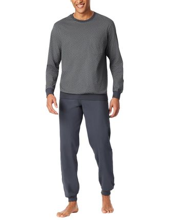 Schiesser Herren Schlafanzug lang mit Bündchen - Nightwear Set