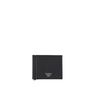 Emporio Armani Schicke Geldklammer Brieftasche - - Accessories - Herren - Schwarzk - ONE SIZE