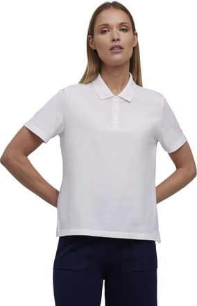 Falke Damen Polohemd Basic Boxy Pique Polo W Pl Baumwolle weich hautfreundlich bequem sehr leicht 1 St&uuml;ck, Wei&szlig; White 2000, M