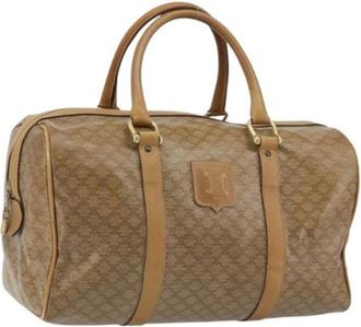 Celine Pre-owned Vintage Macadam Hand Bag - Femme - Pre-owned - Brun - Taille: ONE Size