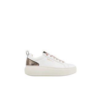 Alexander Smith Stone Donna in Wei&szlig; mit laminiertem Leopardenabsatz und beiger Sohle - - Shoes - Damen - Wei&szlig; - 38 EU