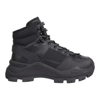 Tommy Jeans Femme, Chaussures, Noir, Taille: 38 EU Bottes mi-hautes hybrides