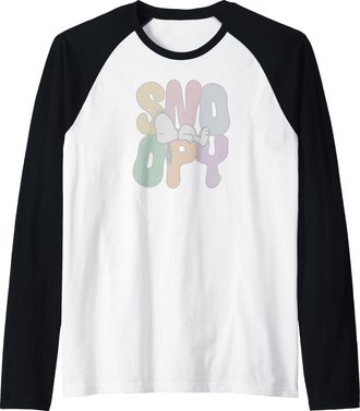 Peanuts Sleepy Snoopy Pastell Dream Raglan