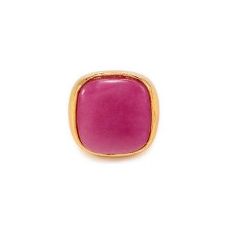 Sylvia Toledano Bague Jasper en laiton et pierre naturelle