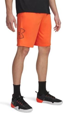 Under Armour Short Tech Graphic pour Homme, (847) Fire / / Noir, Taille L