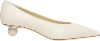 Max Mara Femme, Chaussures, Blanc, Taille: 40 EU Escarpins