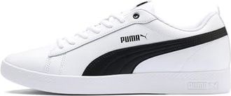 Puma Women Smash Wns V2 L Baskets, Puma White Puma Black, 36 EU