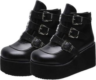 Valiclud Femme &agrave; Talons &Eacute;pais Style R&eacute;tro Bout Rond Pour Toutes Saisons Et Diff&eacute;rentes Tenues