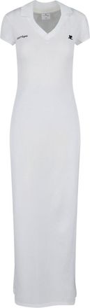Courr&egrave;ges Maxi Polo Dress