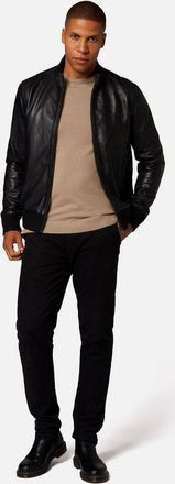 Ricano Lederjacke Lalo hochwertige Lederjacke mit Stehkragen