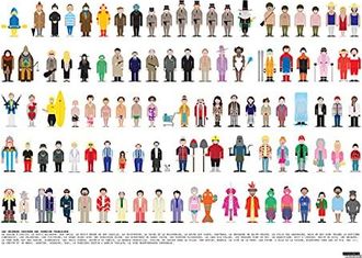 La Majorette &agrave; Moustache La Majorette &Agrave; Moustache - Affiche Vestiaire des C&eacute;l&egrave;bres Films Comiques - 50 cm x 70 cm - Livr&eacute;e dans Un Tube Protecteur en Carton (53 cm x 6 cm) pou