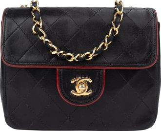 Chanel Crossbody Bags - Chanel Quilted Bicolor Lambskin 24K Gold Single Fl - Gr. unisize - in Bunt - f&uuml;r Damen