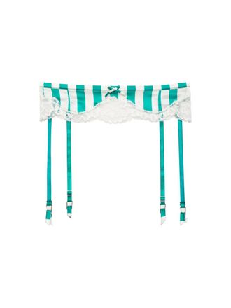 Fleur du Mal porte-jarretelles Eve - Vert