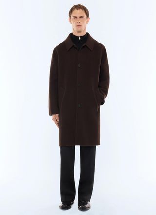 Fursac Manteau double face en laine - Taille XL - Homme