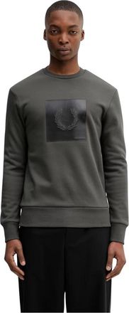 Fred Perry Sweatshirts - - Sweatshirts & Hoodies - Herren - Gr&uuml;n - L