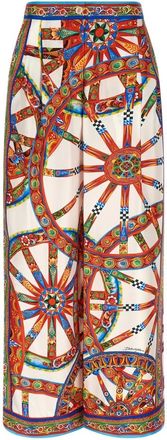Dolce & Gabbana Femme, Pantalons, Multicolore, Taille: 40 FR Pantalons