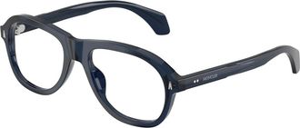 Moncler unisex, Accessoires, Bleu, Taille: 55 MM Me2025U Optical Frame