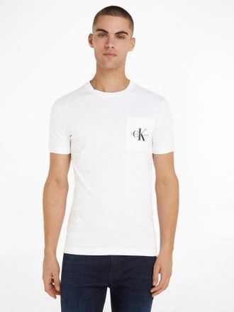 Calvin Klein Jeans T-Shirt CORE MONOGRAM POCKET SLIM TEE mit Brusttasche
