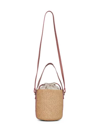 Chlo&eacute; Woody Shoulder Bag - Beige