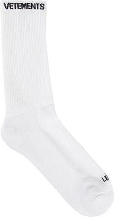 VETEMENTS MAN WHITE SOCKS