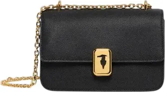 Trussardi Femme, Sacs, Noir, Taille: ONE Size Sac bandouli&egrave;re Cameo