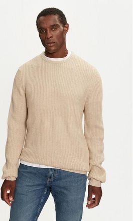 Brave Soul Pullover MK-230BINARY3 Beige Regular Fit