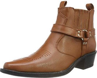 US Brass Us Brass, Bottes de cow-boy homme - Marron - Brun, 41 (7 UK)