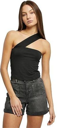 Urban Classics Top à Bretelles pour Femme Disponible dans de Nombreuses Couleurs différentes Tailles XS à 5XL, Noir, XL