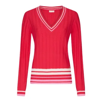 Liu Jo Femme, Pulls, Rouge, Taille: 40 FR Maglia chiusa M/L