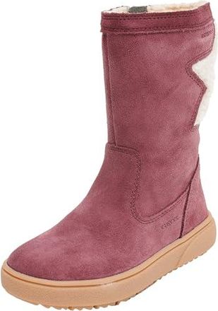 Geox Fille J Theleven Girl Wpf Bateau cheville, Prune, 24 EU