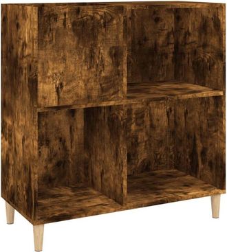 vidaXL Plattenschrank R&auml;uchereiche 84,5x38x89 cm Holzwerkstoff Vidaxl