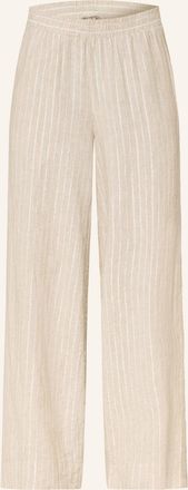 Cartoon Cartoon Marlenehose Mit Glitzergarn beige