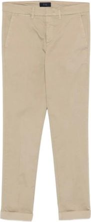 Fay Homme, Pantalons, Beige, Taille: W36 Pantalon Slim Stretch Gabardine