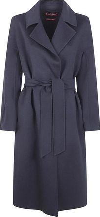 Max Mara Femme, Manteaux, Bleu, Taille: 32 FR Mstcles Regular Coat