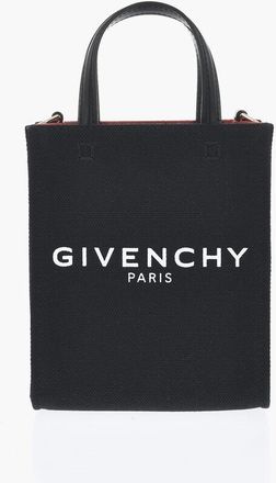 Givenchy Cotton Mini Tote Bag with Leather Trims Gr&ouml;&szlig;e Unica