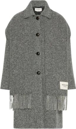 Max Mara Single-Breasted Manteaux - Femme - Manteaux - Gris - Taille: 38 FR