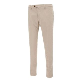 BRIGLIA 1949 Homme, Pantalons, Beige, Taille: 3XL Bg04 Pantalon en coton stretch