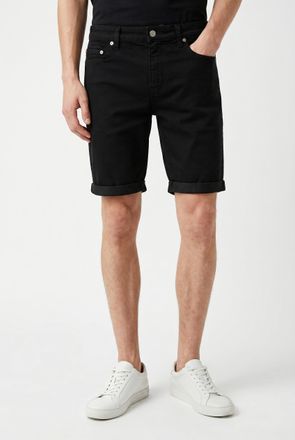 Only & Sons Shorts ONLY & SONS ONSPLY BOX PIM JOG DNM SHORTS OTL, Herren, Gr. XXL, N-Gr, schwarz denim, Web, Obermaterial: 64% Baumwolle, 31% Polyester, 3% Viskos